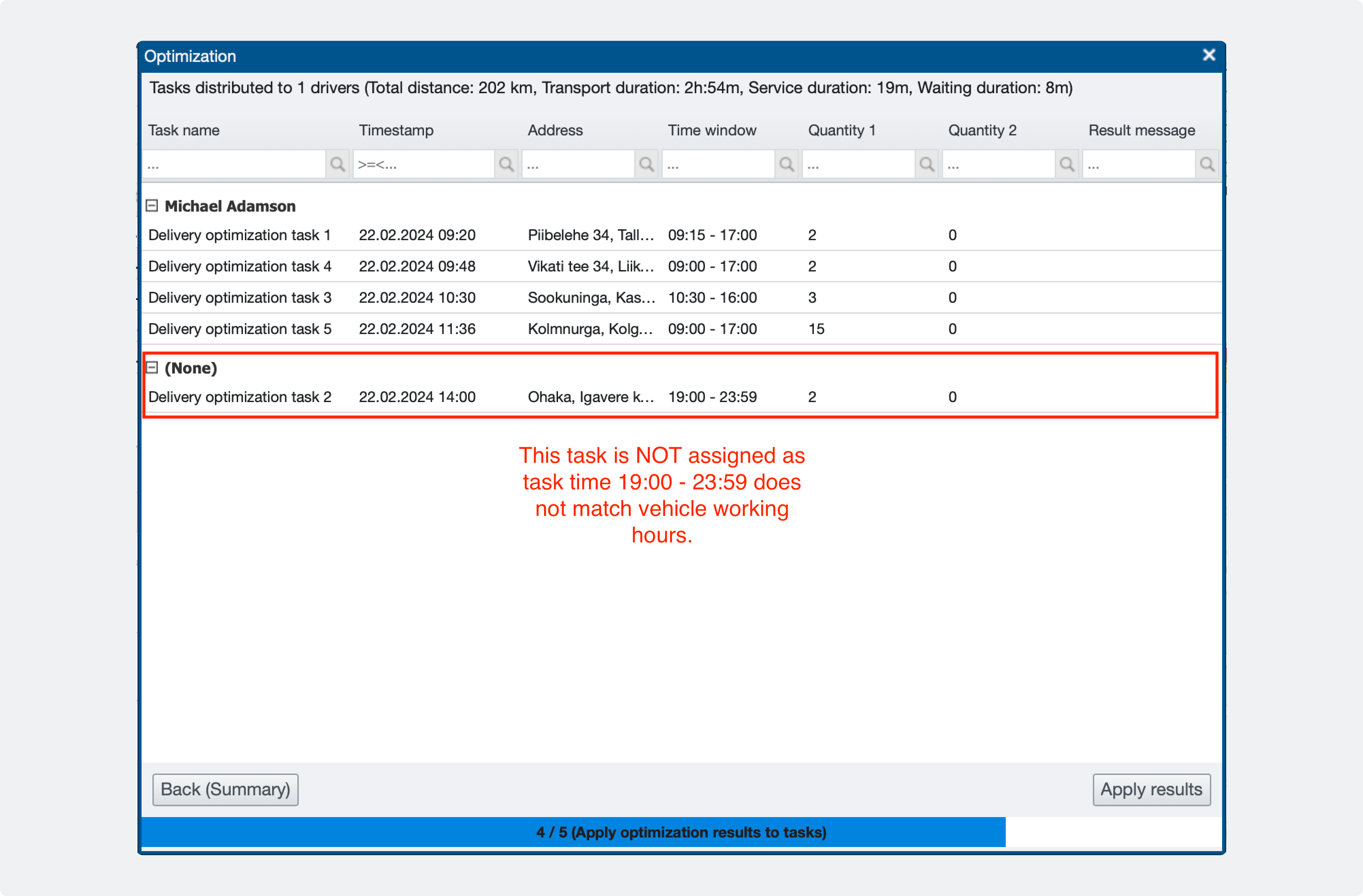 FCPlus Optimization engine
